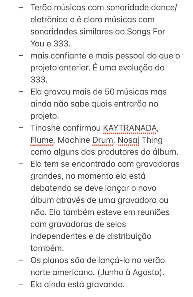 Tinashe Brasil on Twitter: "🚨NOVIDADES SOBRE O NOVO ÁLBUM 🚨 Ontem no “T Time”, Tinashe contou ...