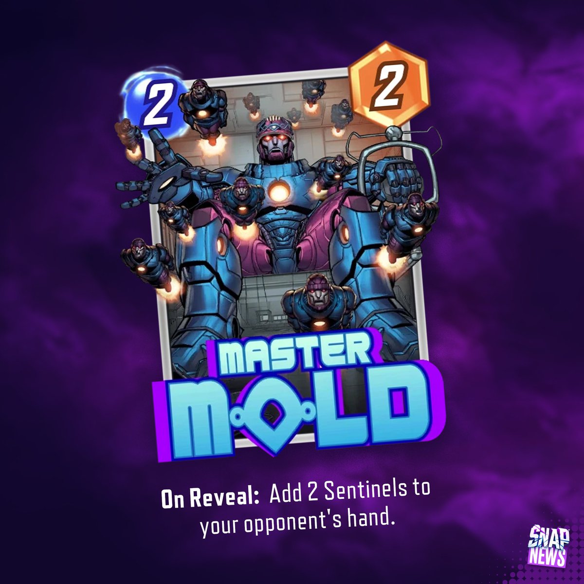 Marvel Snap News on Twitter: "MASTER MOLD joins the #marvelsnap character roster as a new ...