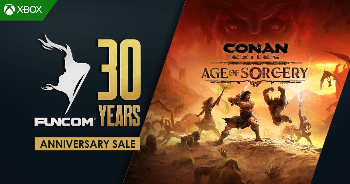 Conan Exiles on Twitter: "RT @Funcom: 📯 Conan Exiles (Deals with Gold) + DLCs are on sale now on ...