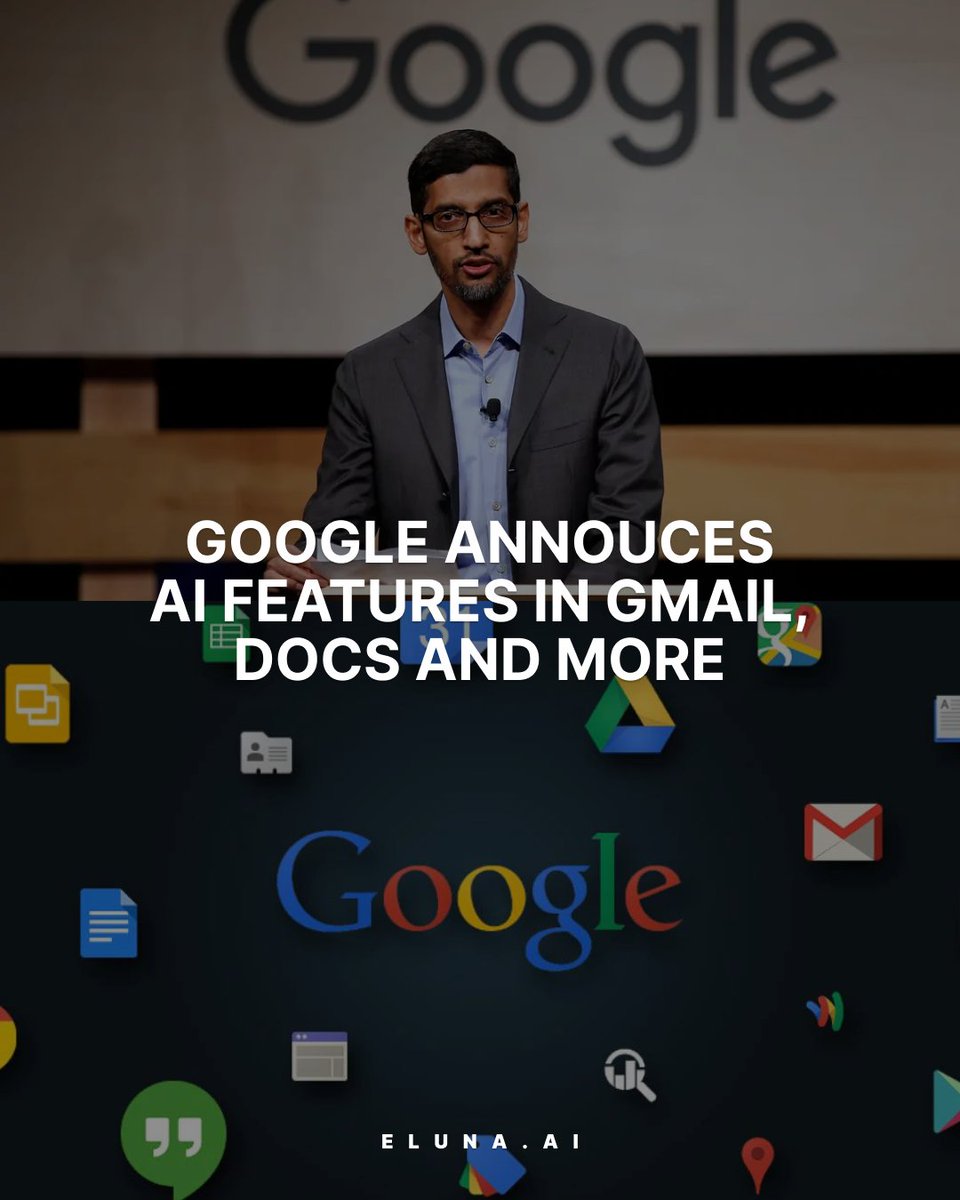 Eluna AI on Twitter: "Google has announced a suite of upcoming generative AI features for its ...