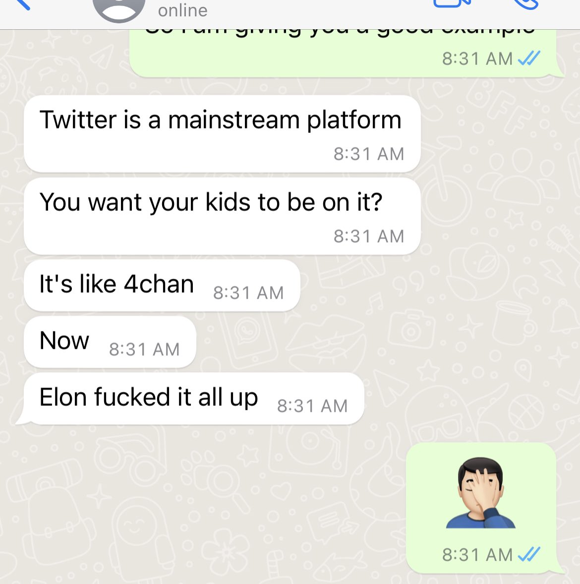 Clover Earth Node on Twitter: "Here is what my friend thinks of Twitter"