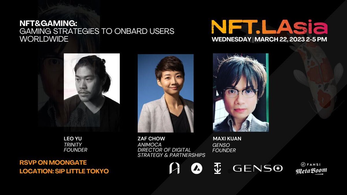 Genso Meta on Twitter: ".@genso_meta CEO @dearseki will be co-hosting a side event with ...