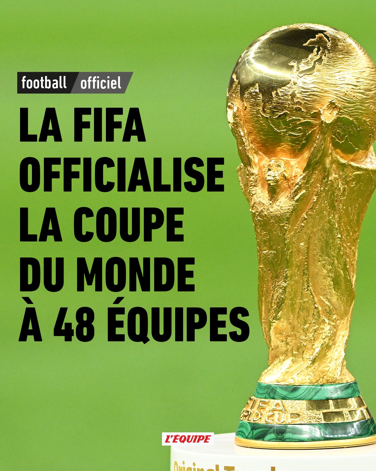 L'ÉQUIPE on Twitter: "La FIFA a confirmé que la prochaine Coupe du monde aux États-Unis, au ...