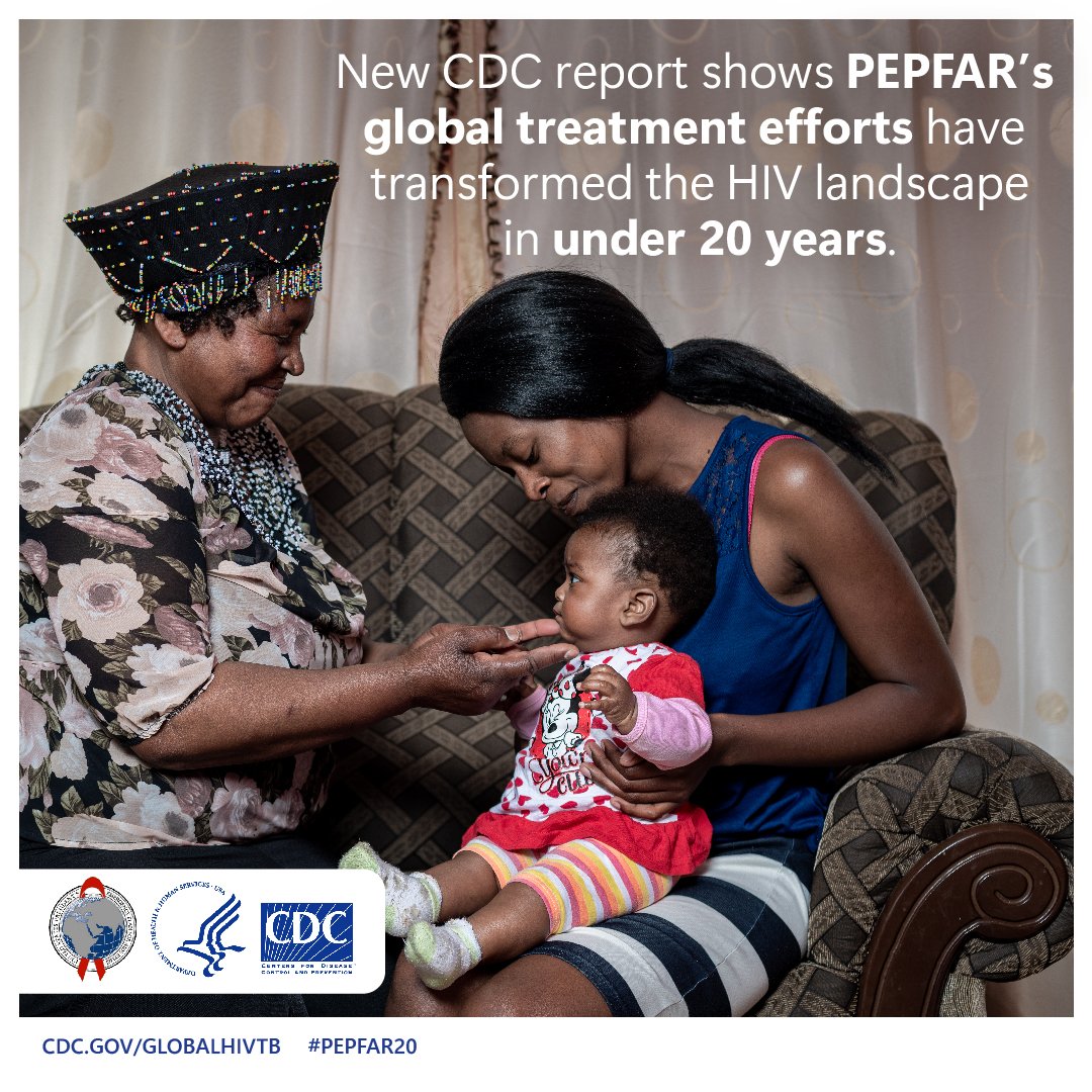 Cdc Kenya On Twitter Rt Usambpepfar A New Cdcgov Report Shows