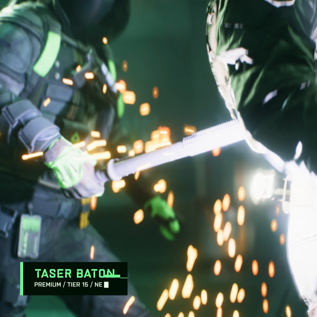 Battlefield on Twitter: "Sneak up on your enemy for the initial shock ⚡ Get the new Taser Baton ...