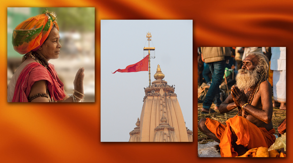 Hindu Saffron Color