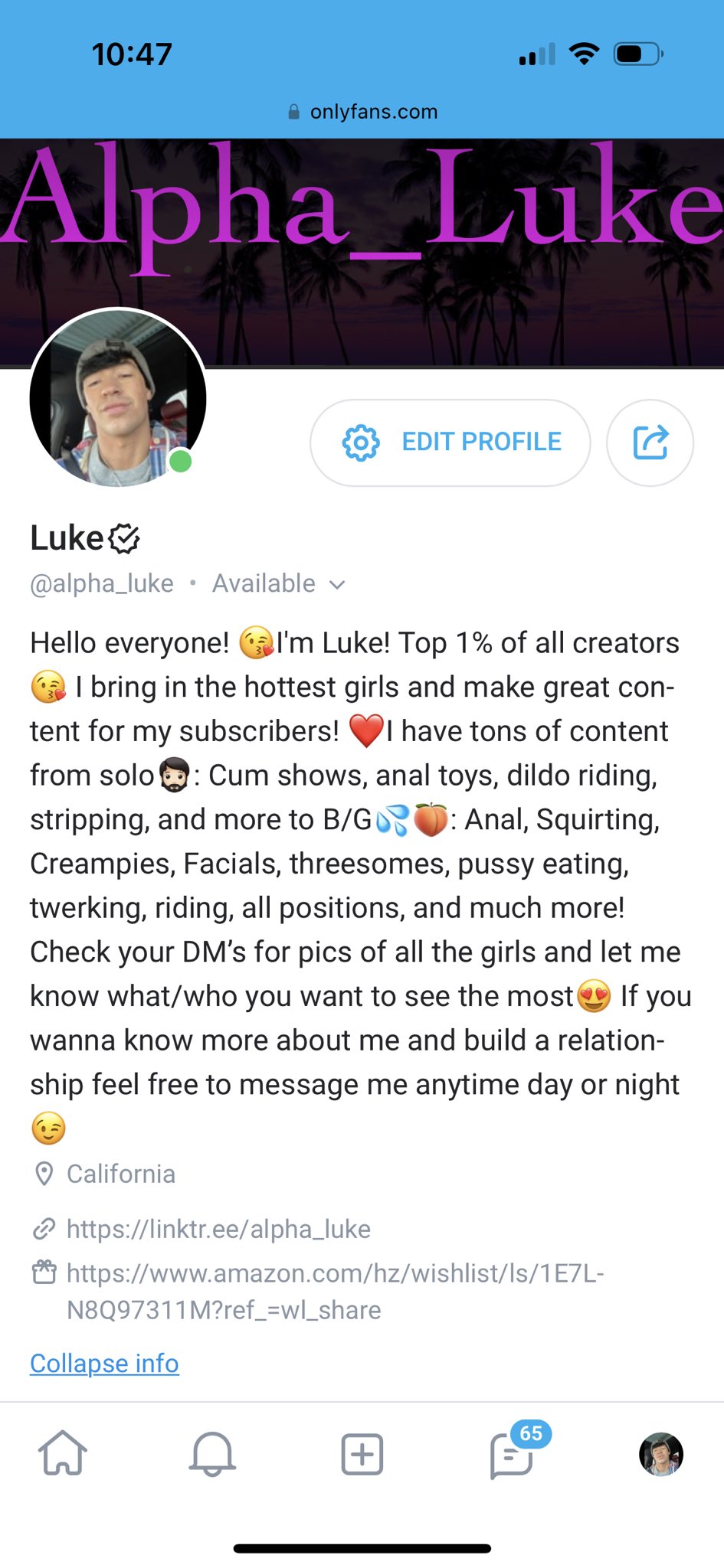 Luke Alphalukereal Twitter