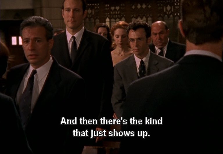 hannah on Twitter: "Steve showing up unannounced at Miranda’s moms funeral is another level of ...