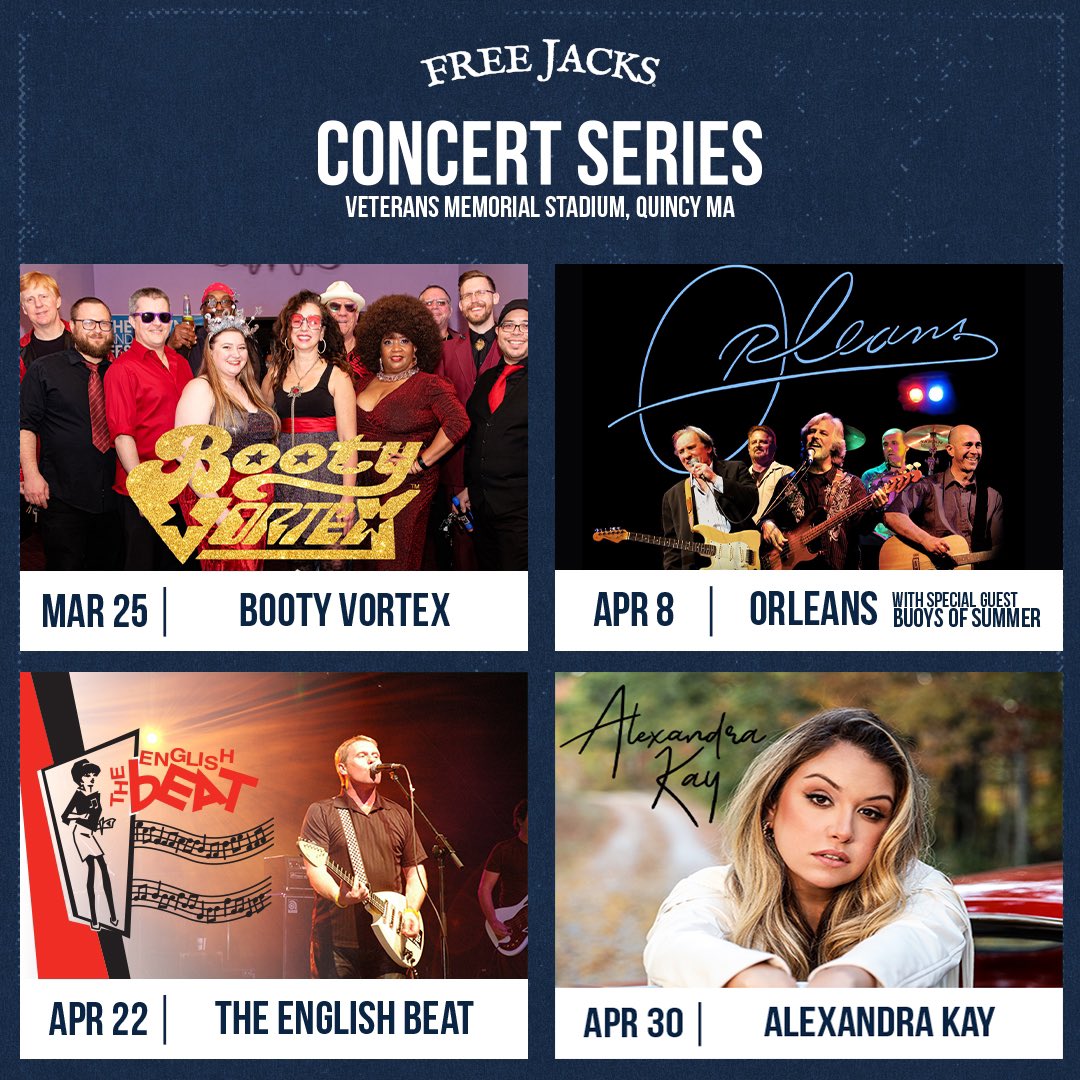 New England Free Jacks on Twitter: "Free Jacks Concert Series 🎶🏟️ Join us at Veterans Memorial ...