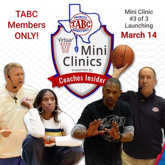 TABC 🏀📋 on Twitter: "🚨Don’t forget about our virtual clinic! 2022-2023 TABC Members Access Term ...