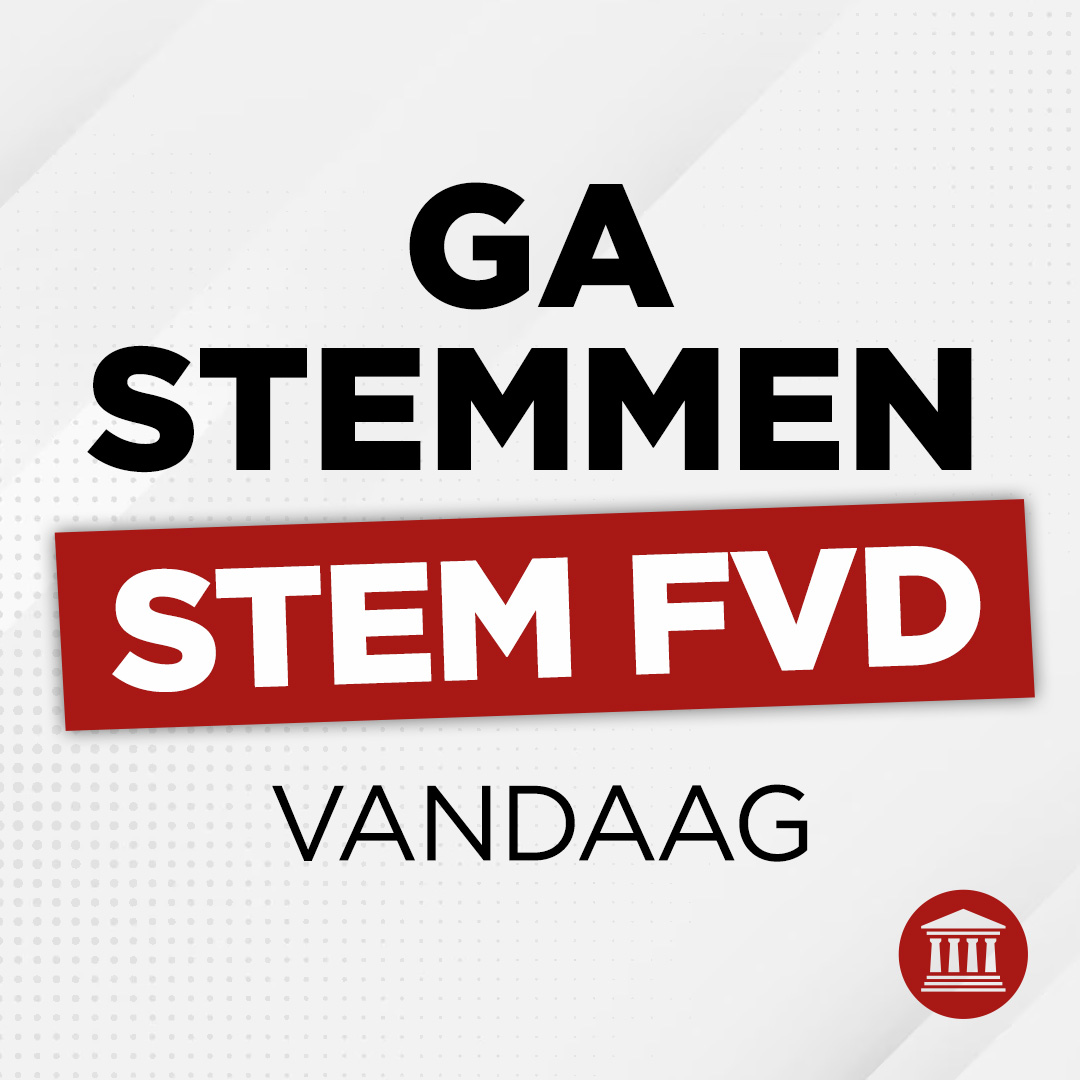 Forum voor Democratie on Twitter: "Ga vandaag stemmen! Stem #FVD! https://t.co/6p7LupFKzb" / Twitter