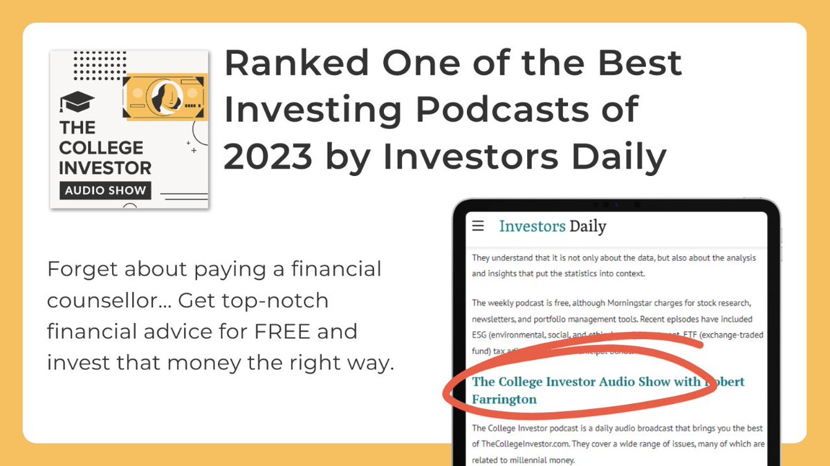 The College Investor on Twitter: "We just made it on @_InvestorsDaily list of Best Investing ...