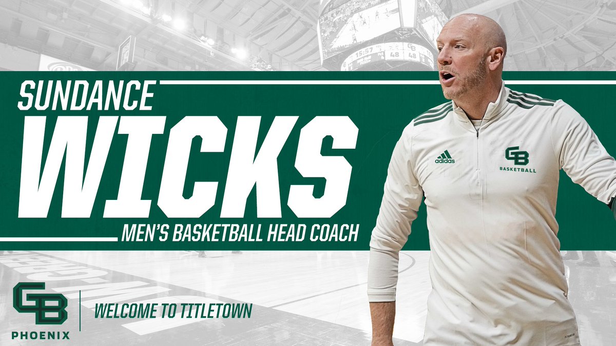 Sundance Wicks is named the new Green Bay Phoenix head coach : r ...
