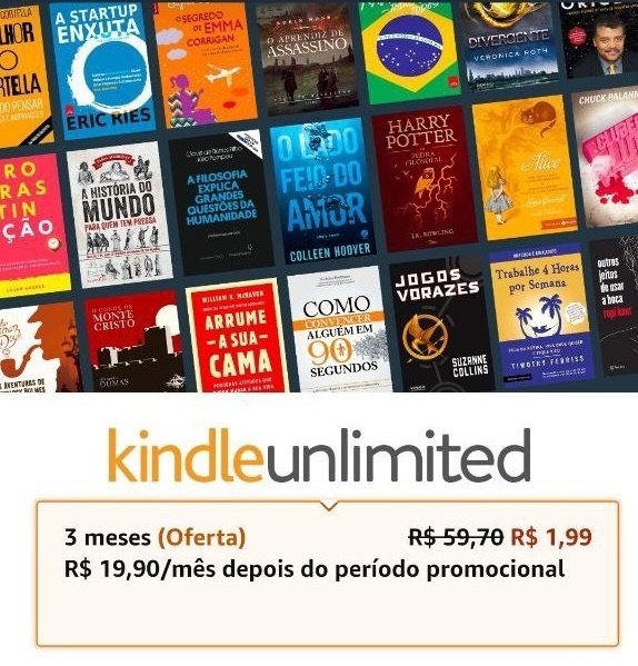 thaíss 🪩 on Twitter: "RT @BestPromosBr: ⚡ FOI LIBERADO PARA GERAL!! 3 MESES DE KINDLE UNLIMITED ...
