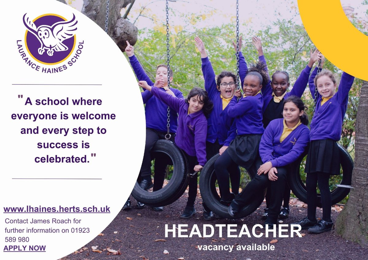 Inclusive Multi Academy Trust on Twitter: "Come and work for us! Laurance Haines School in ...