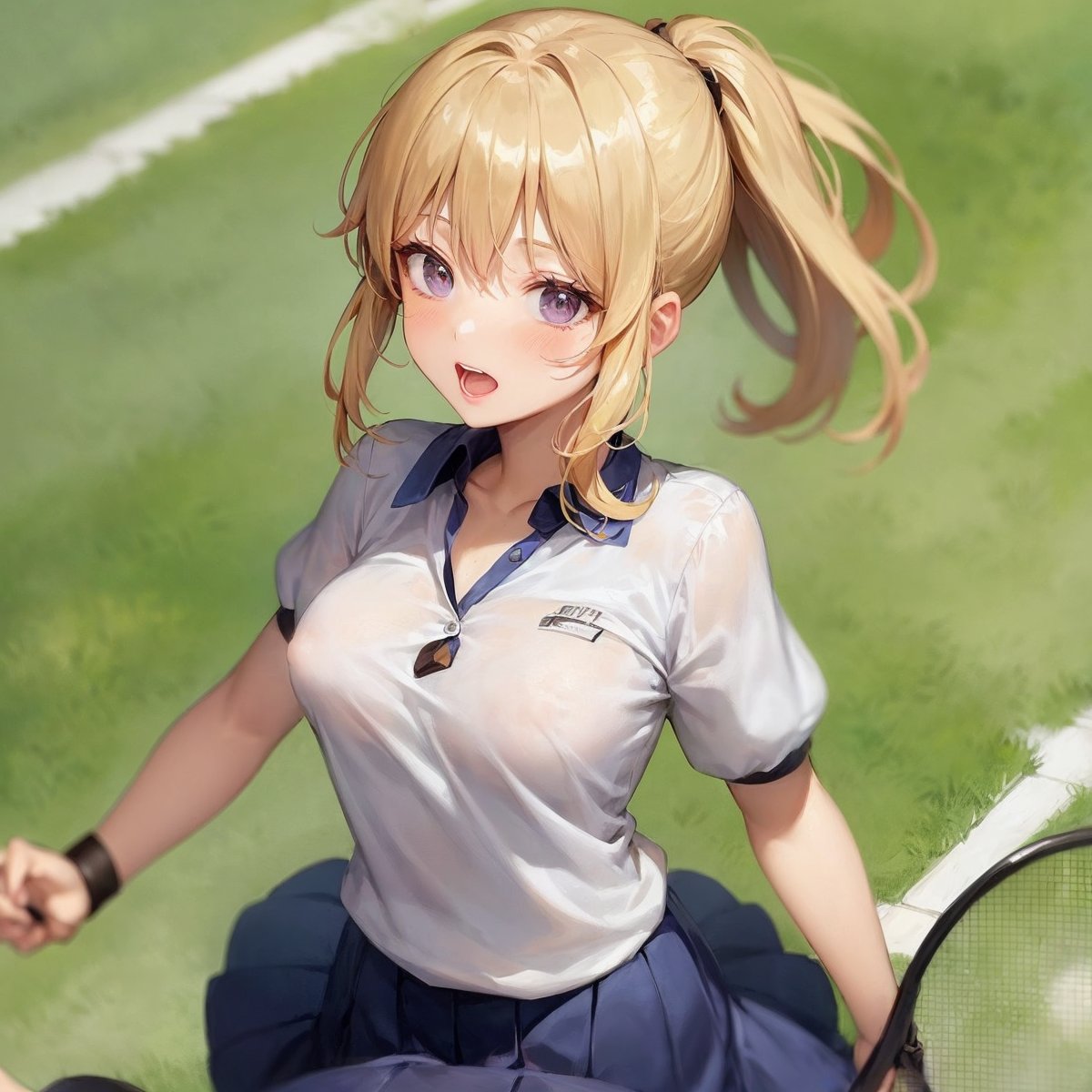 CONV（こんぶ）＠AIart on Twitter: "テニス部＠ AI （Ci-enに差分置きました）"