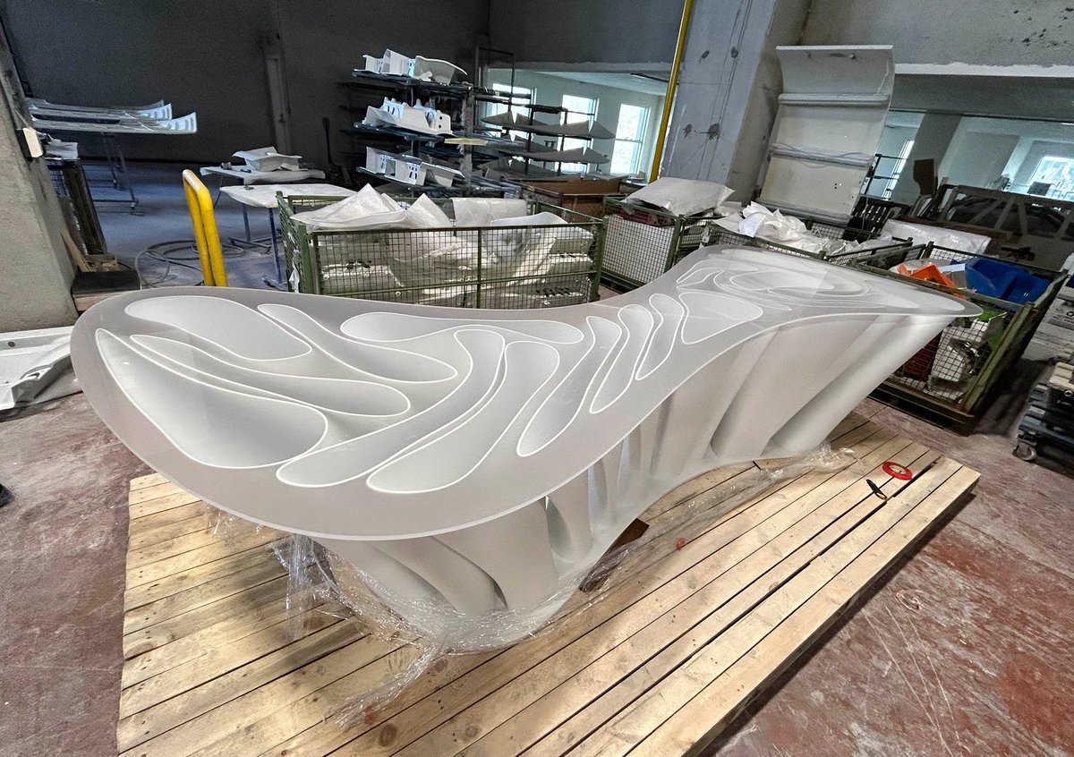 ParametricArchitecture on Twitter: "Robotically 3d-Printed Table, Scada By Rolab Studio. Tap the ...