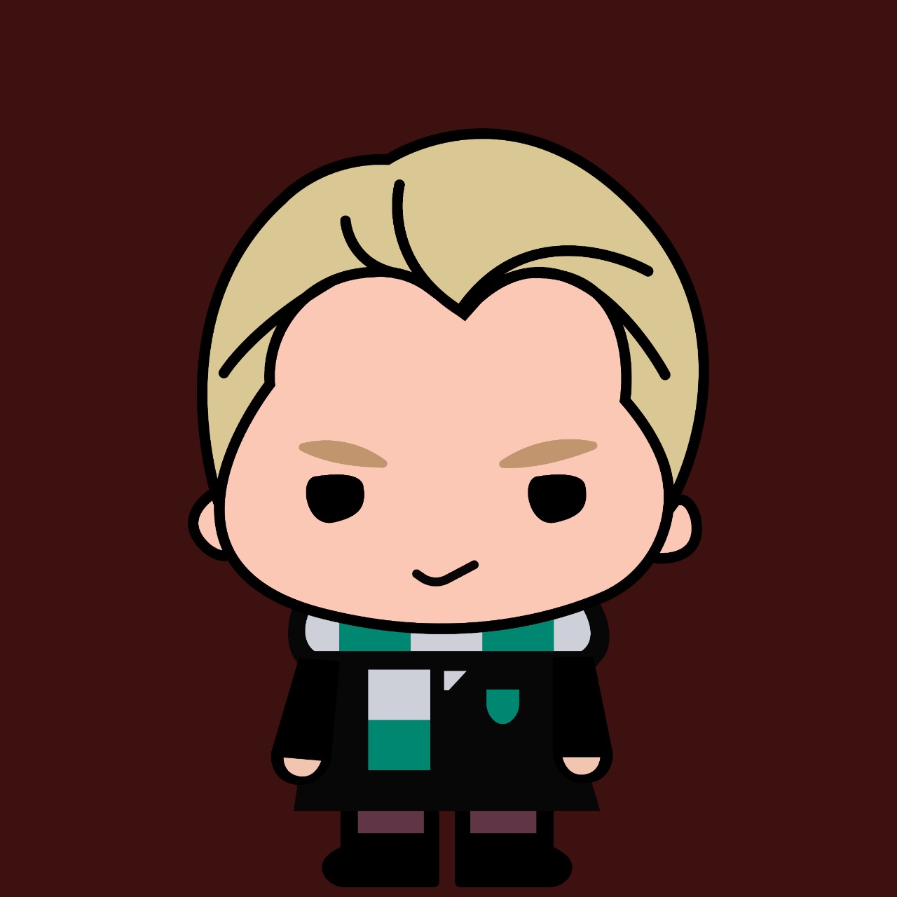 Draco Malfoy Cartoon Drawing Draco Malfoy Harry Potter Paulinartes