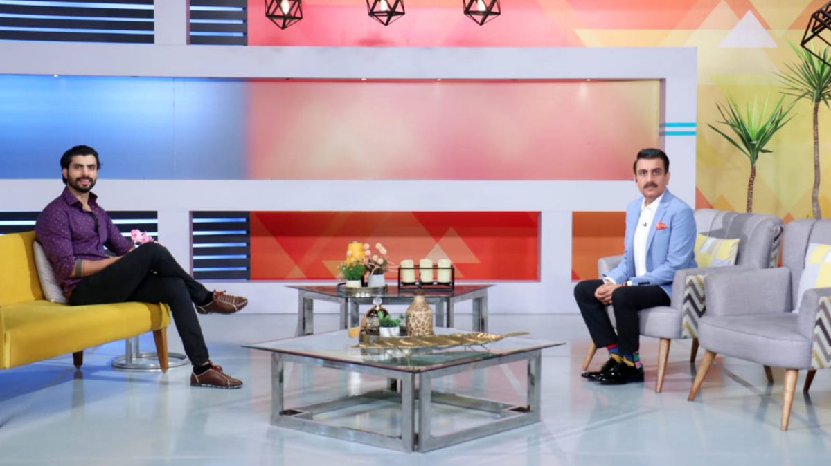 PTV Home on Twitter: "Humayon Alamgir (Designer) in conversation with Tauseeq Haider along with ...