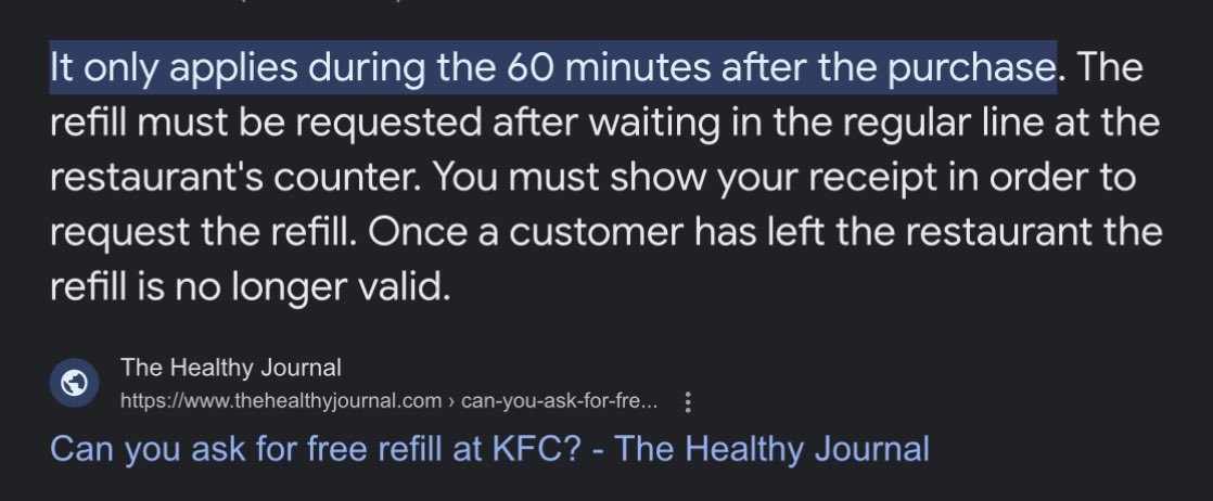 Shannon on Twitter: "Chris and I just learned KFC gives free refills on chicken Me: whoa you ...