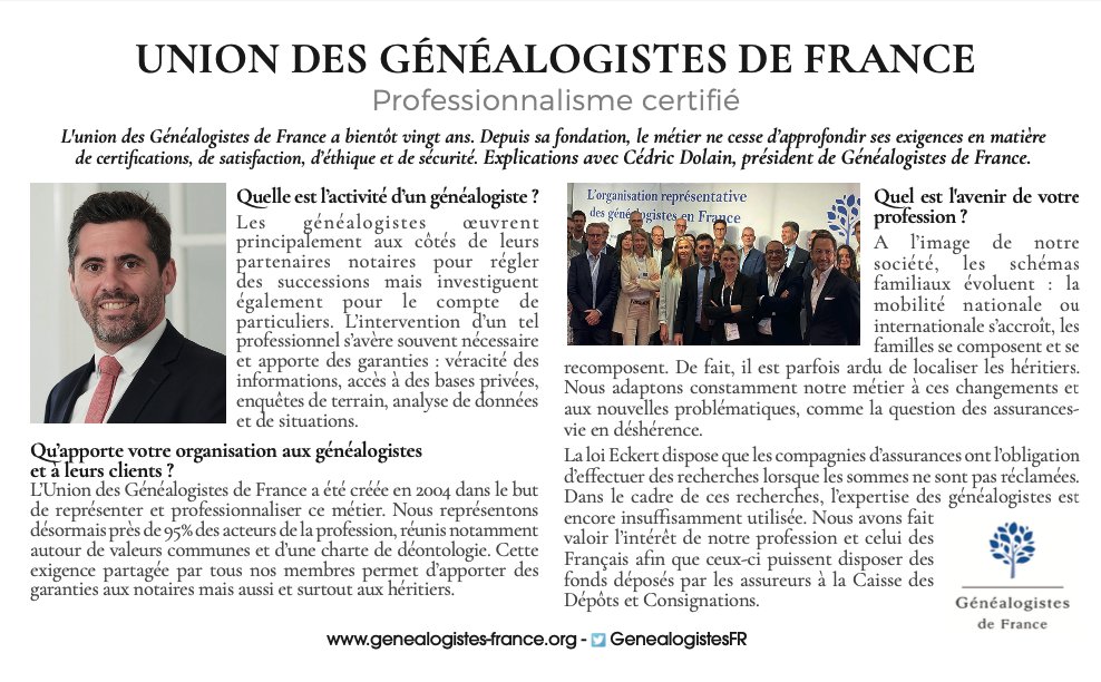 Accueil - Généalogistes de France