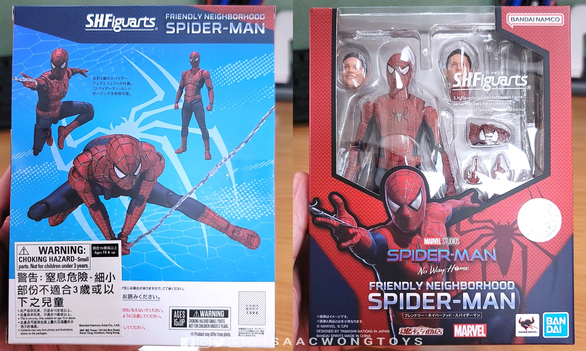 IsaacWongToys on Twitter: "[S.H.Figuarts] Friendly Neighborhood Spider-Man (Tobey Spider-Man ...