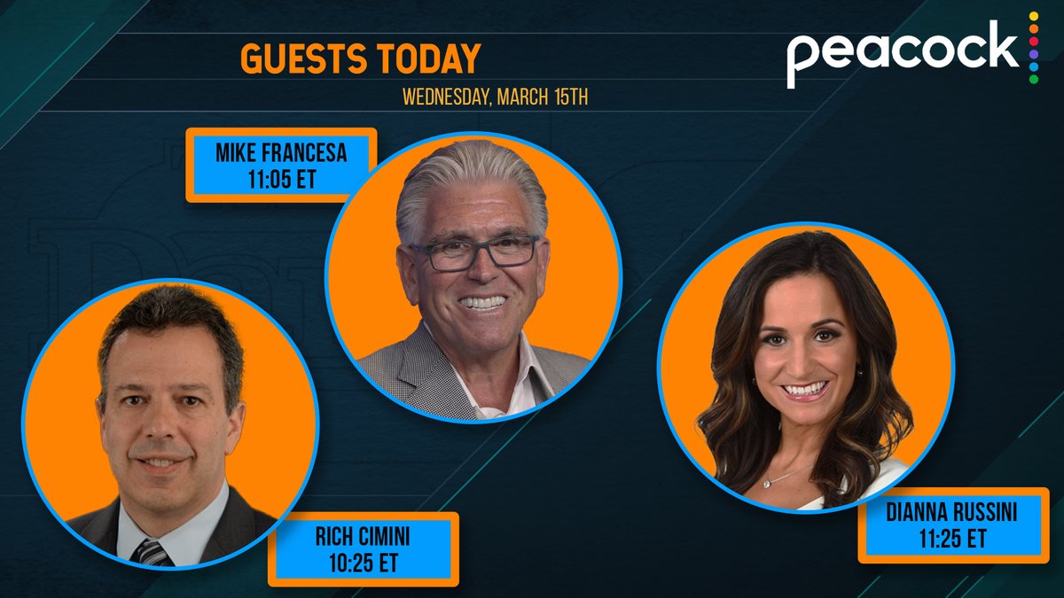 Dan Patrick Show on Twitter: "Come join us! On the show today: Rich Cimini (@RichCimini), Mike ...