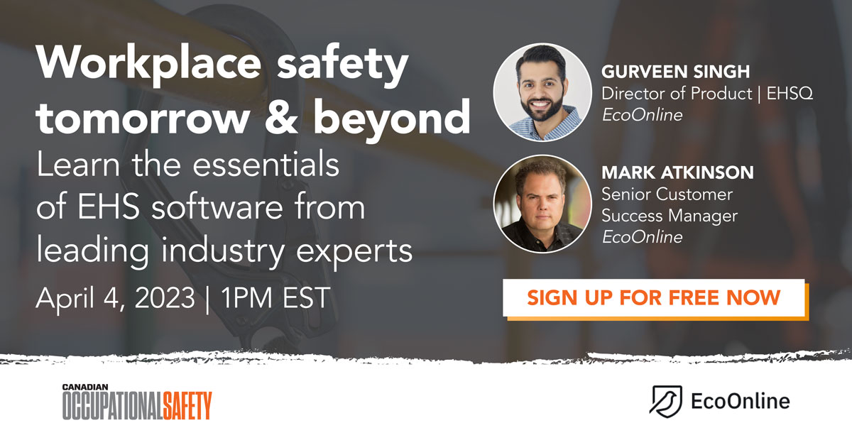 Canadian Occupational Safety on Twitter: "Join this free webinar with EcoOnline Global's Gurveen ...