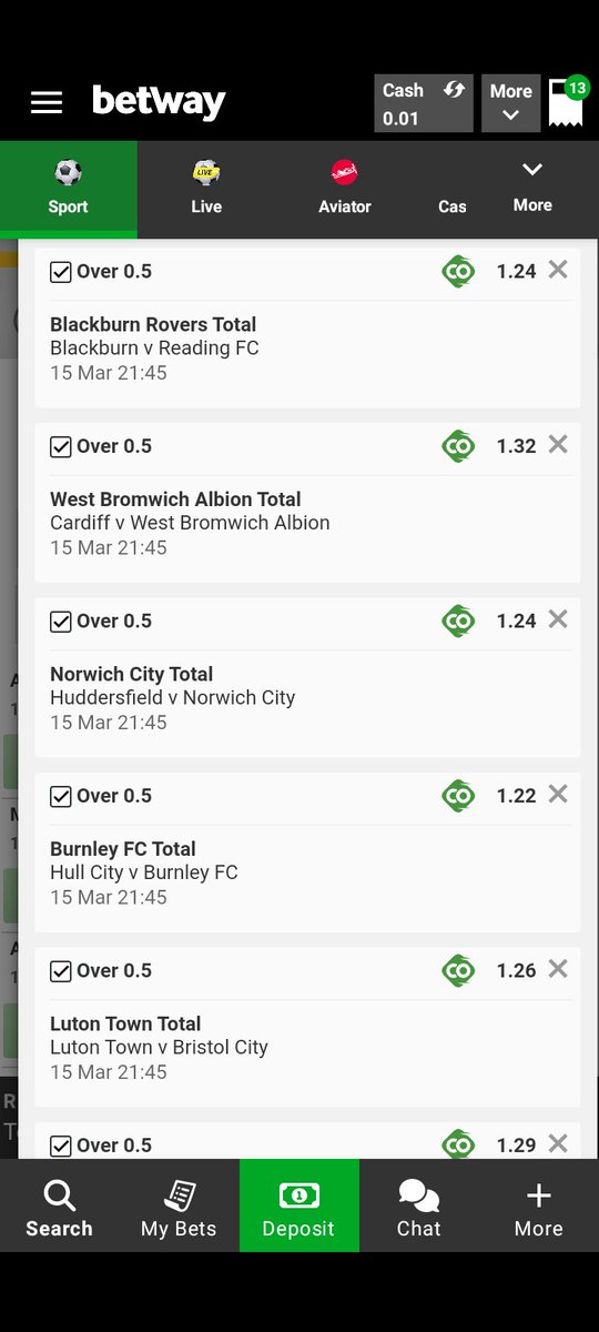 Da Lee on Twitter: "I just placed a bet with Betway. Tap here to copy my bet or search for this ...