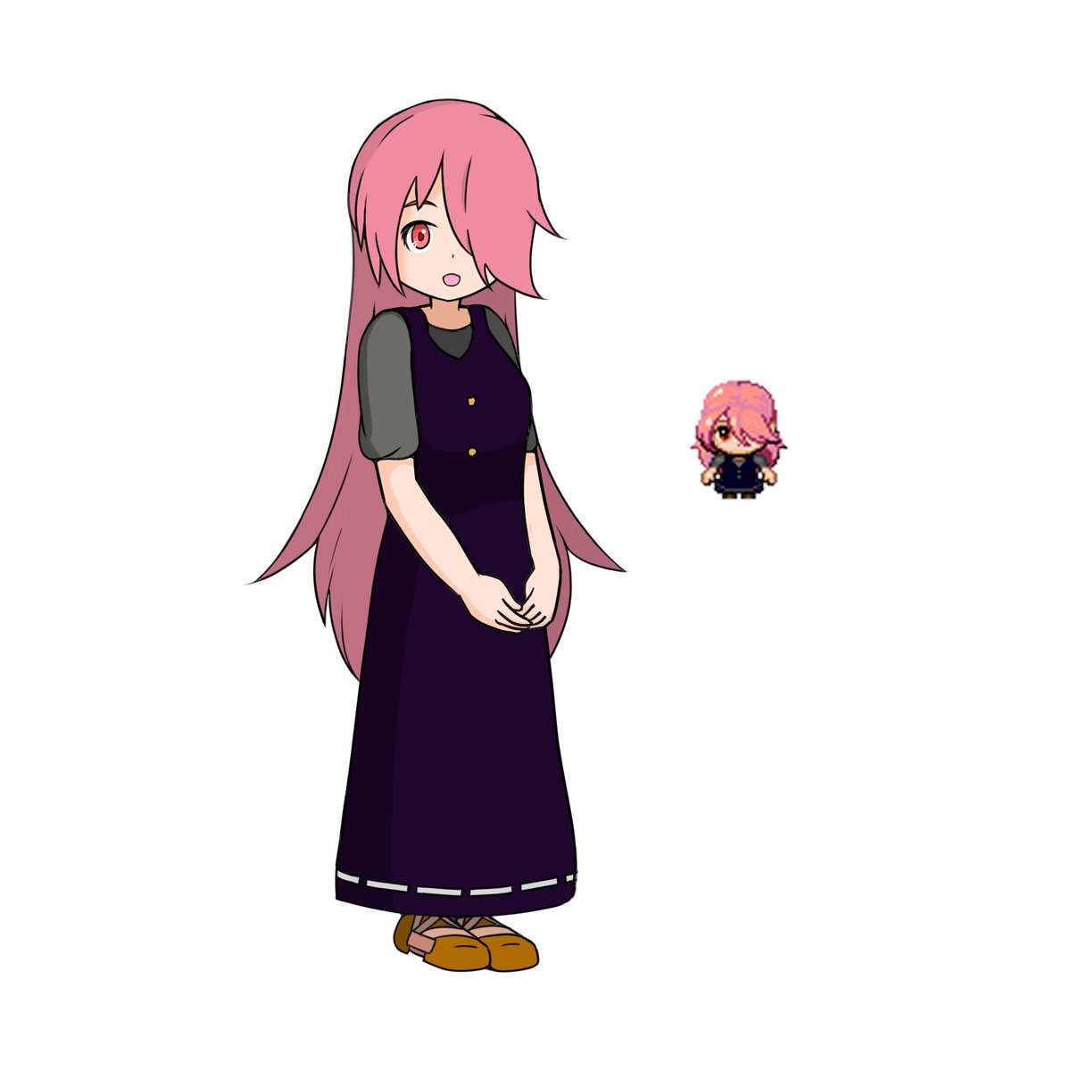 立ち絵のtwitterイラスト検索結果。