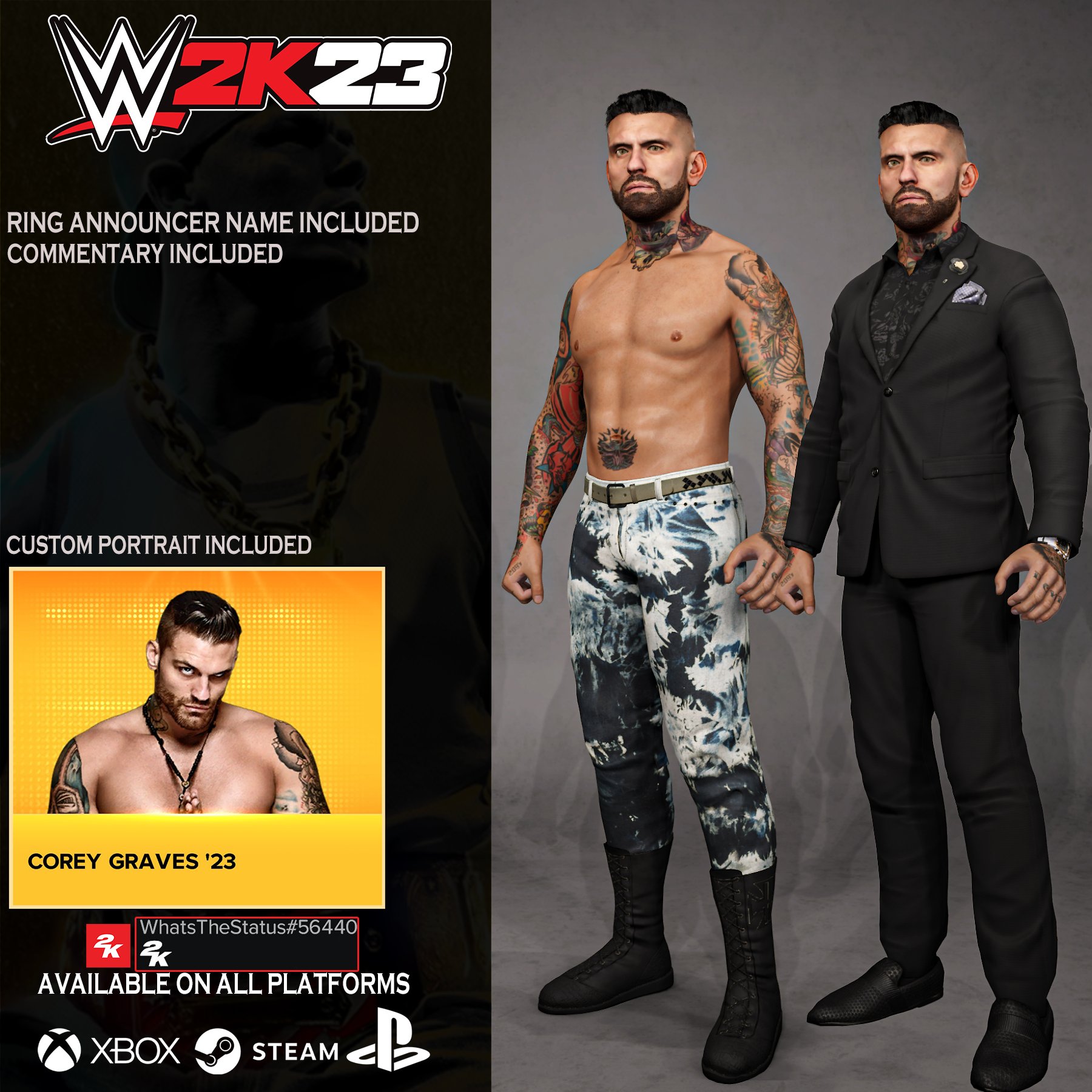 Corey Graves Twitter