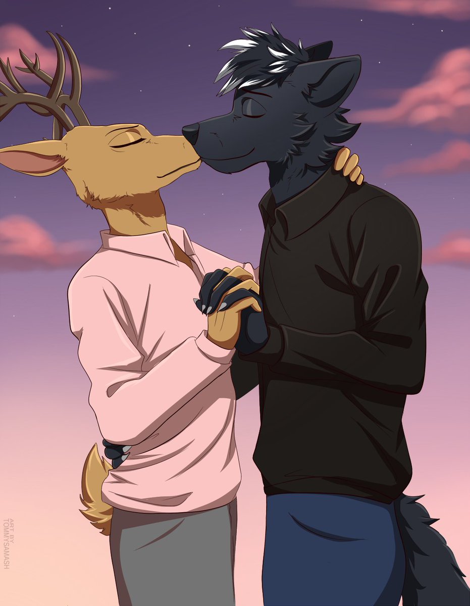 TommySamash on Twitter: "╭══• ೋ๑♡๑•ೋ •══╮ Romantic Day Kiss with Legosi for @invaderzak ╰══• ೋ๑♡ ...