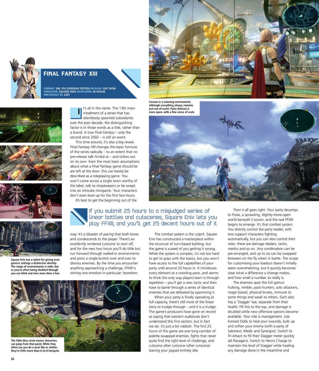 Bring Peanut Butter on Twitter: "You might be asking what about FF13 then? Absolutely clobbered ...