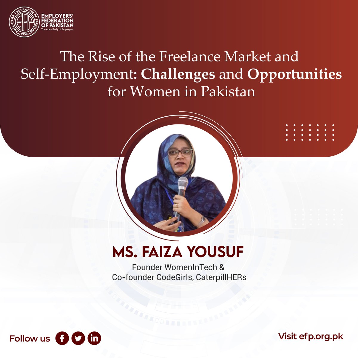 Employers’ Federation of Pakistan on Twitter: "We present you our incredible lineup for EFP ...