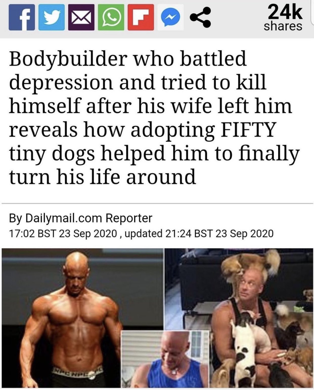 Depressed Bodybuilder Meme