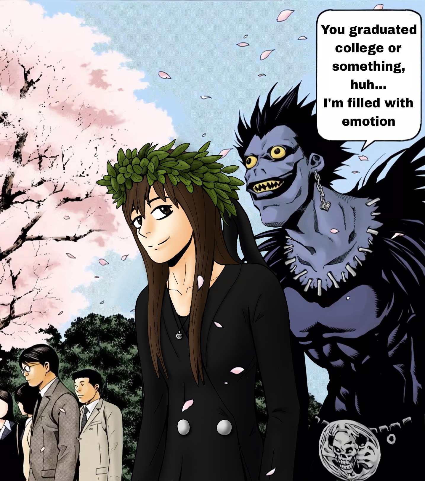 Death Note Ryuk Memes If U Want To See Bald Ryuk. Please. #viral
