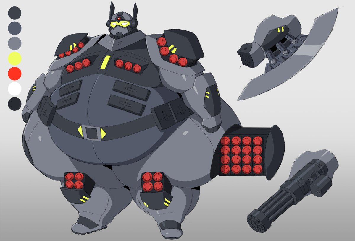 「Robot design commission for This ends m」|Jeetdohのイラスト