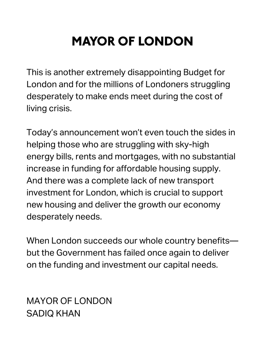 Mayor Of London Sadiq Khan On Twitter This Is Yet Another