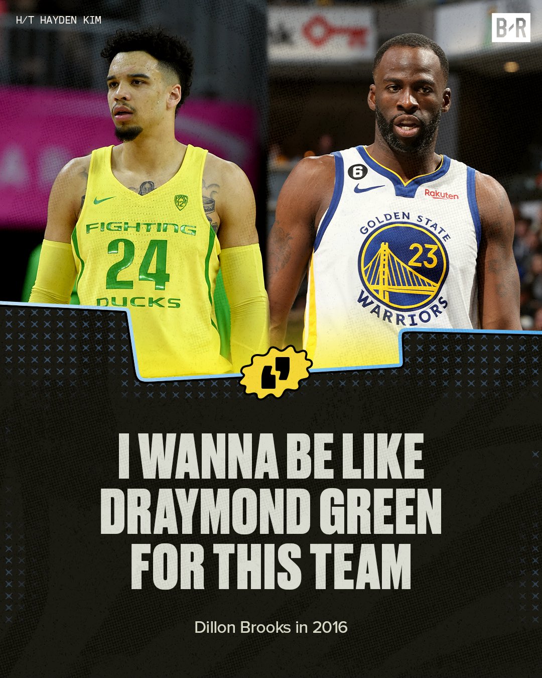 Bleacher Report on Twitter: "Full circle moment for Dillon Brooks 😅 (via @HayDayKim) https://t ...