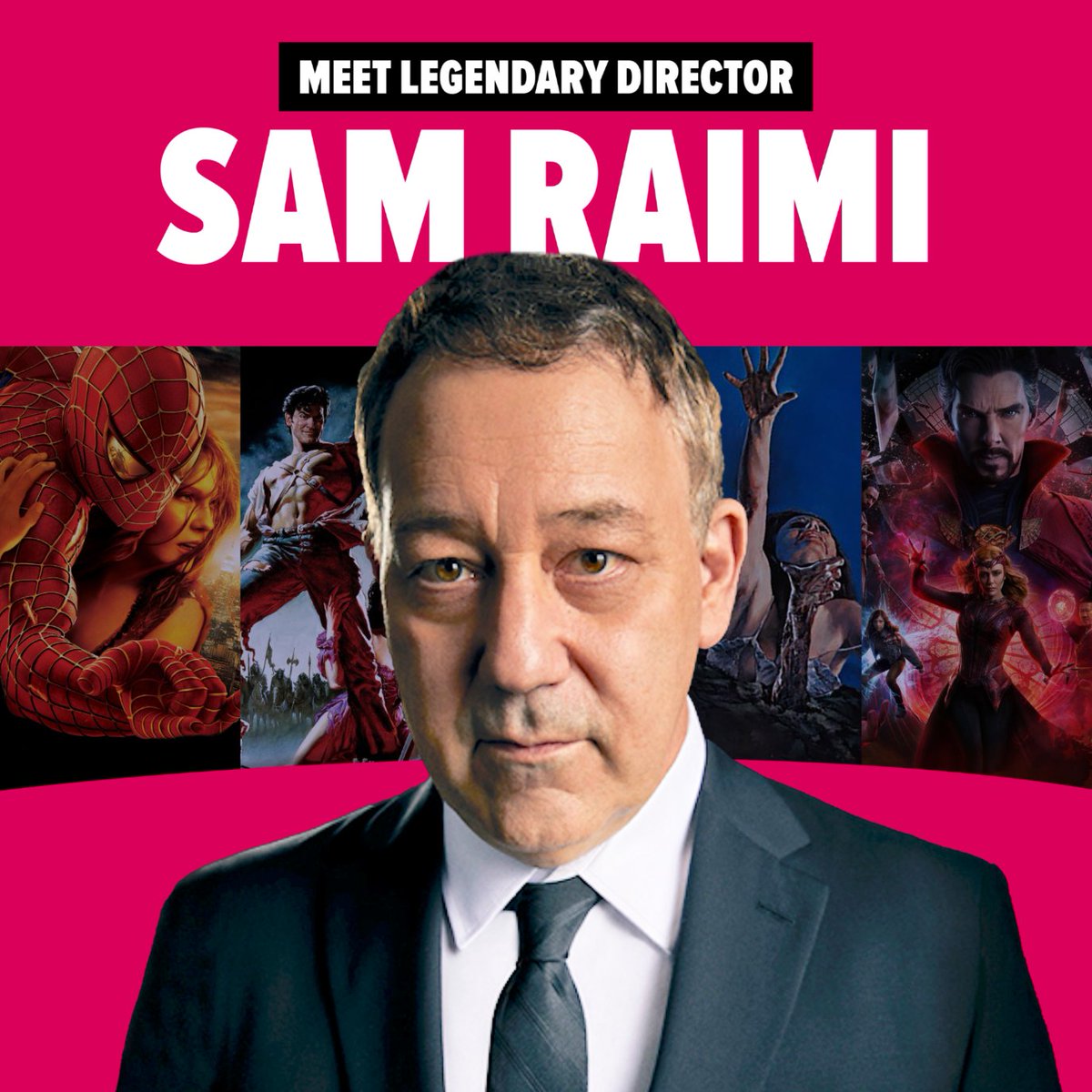 FAN EXPO Chicago on Twitter: "Lights! Camera! Action! 📸 Legendary director Sam Raimi (Spider-Man ...