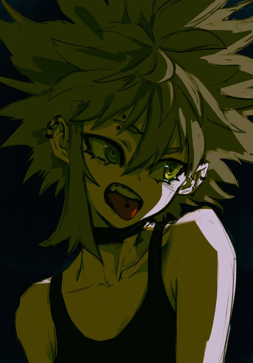 「bleehh. little iris picture. (i still do」| 𝓦𝓞𝓜𝓟𝓘𝓔 (commissions open)のイラスト