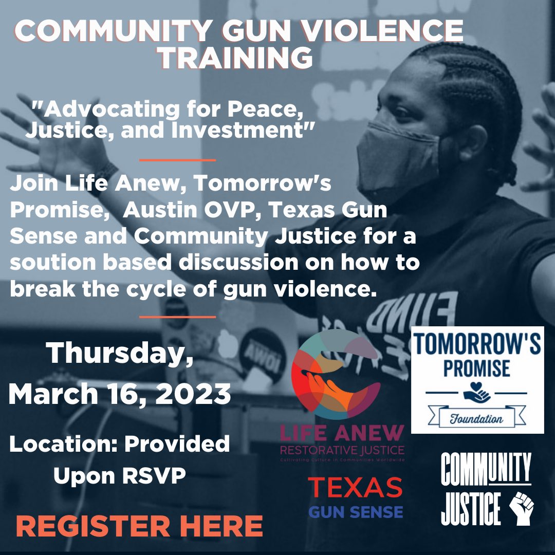 Texas Gun Sense on Twitter: "Those engaged in community violence intervention in Austin/Travis ...