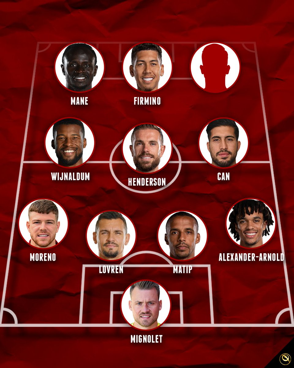 Globe Soccer Awards on Twitter: "Can you name the missing player from this Liverpool's XI from ...