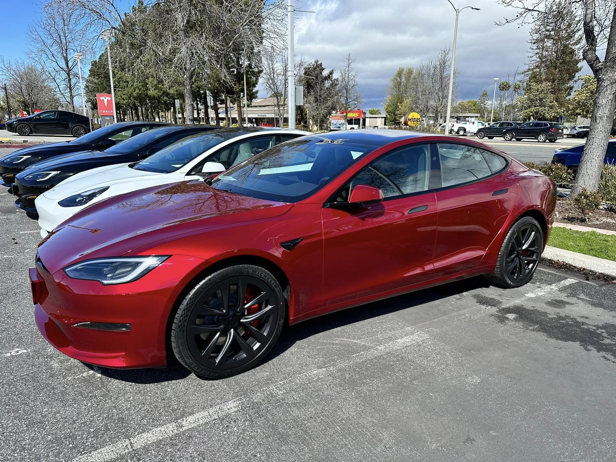 Tesla Model S Red