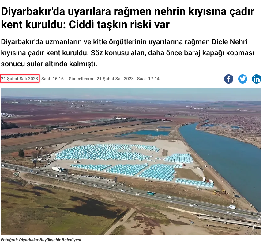 Utku Kaynar on Twitter: "Türkiye'den iş bilmezlik manzaraları. Diyarbakır'da "taşkın riski var ...