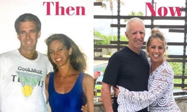 DTN NEWS on Twitter: "Denise Austin, 66, shares now and then photo with her husband of 40 years ...