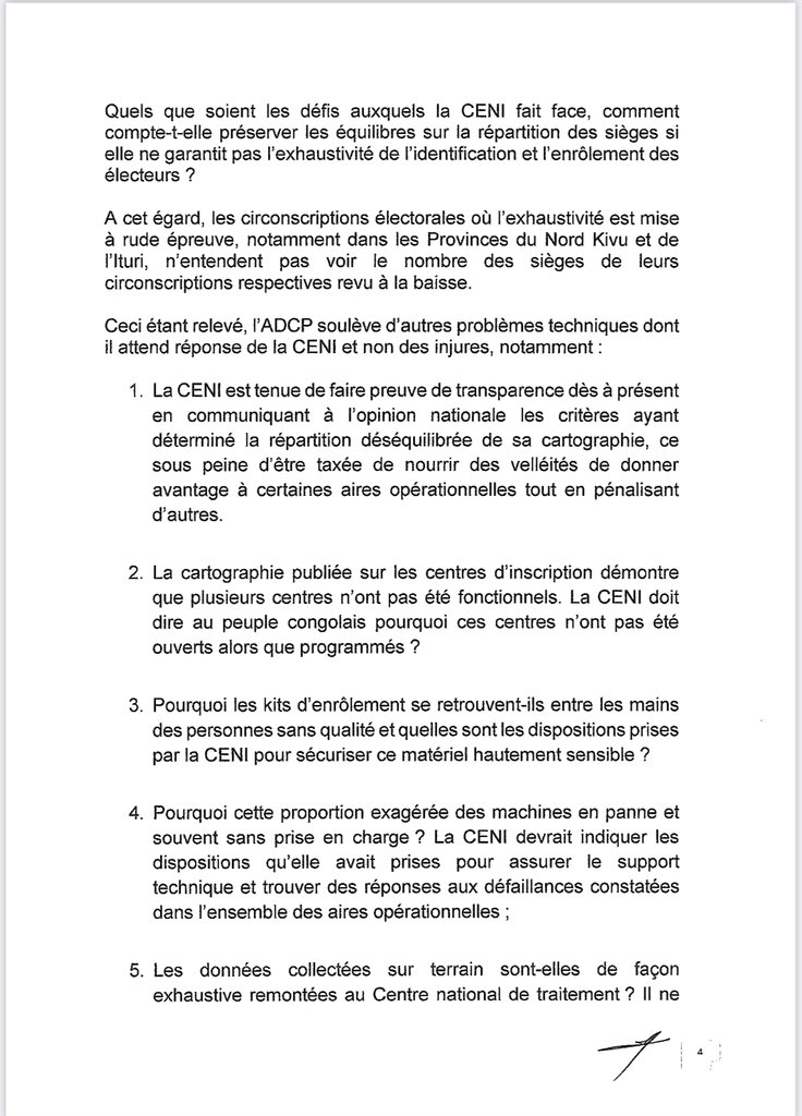 Stanis Bujakera Tshiamala on Twitter: "#RDC: La réplique du parti de Corneille Nangaa à « l ...