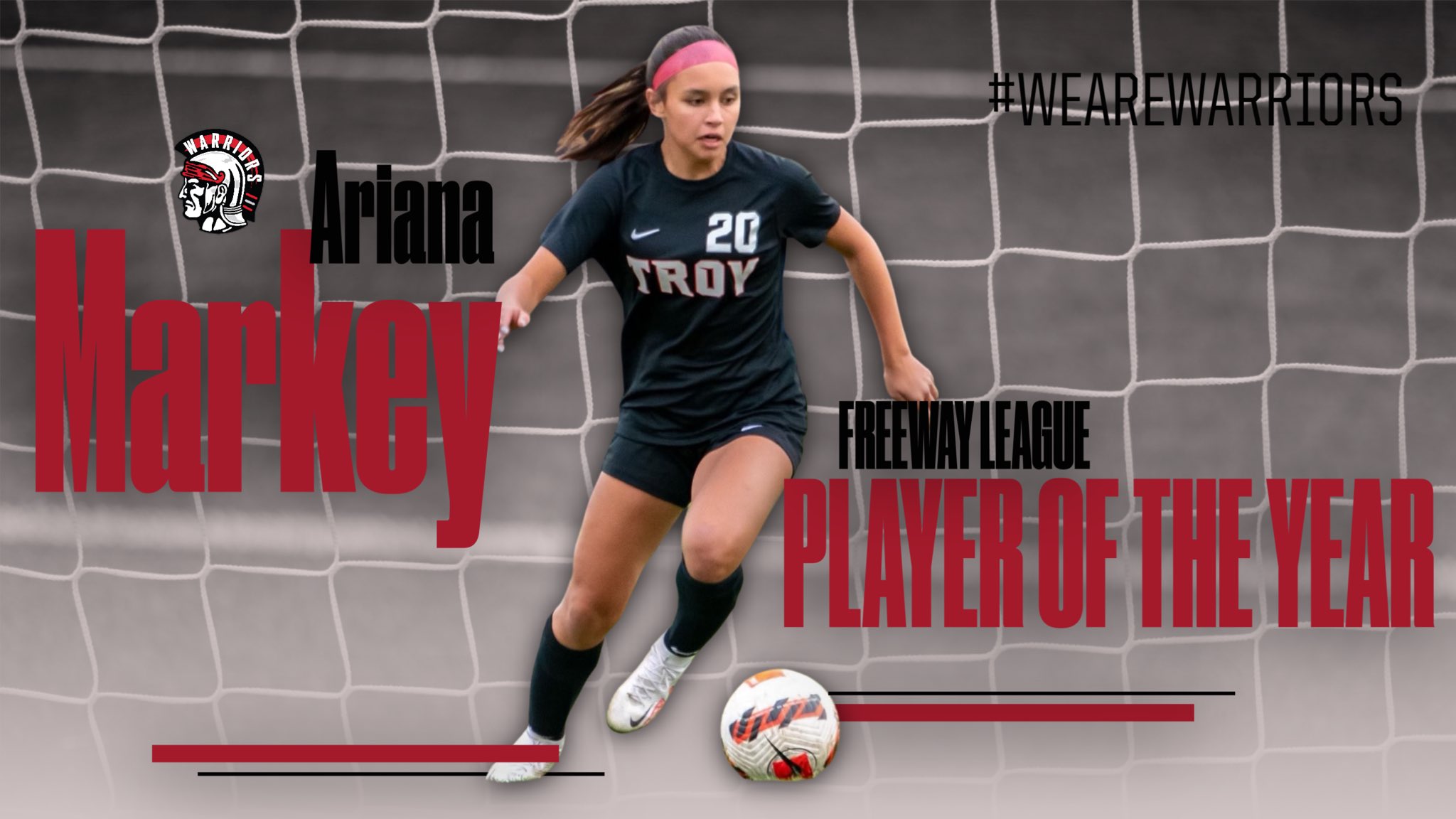 Troy Athletics on Twitter: "Ariana Markey - Troy High School- Freeway League Player of the Year ...
