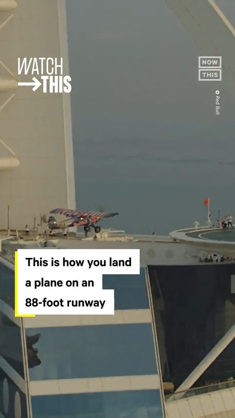 A Red Bull pilot successfully landed on a tiny 88-foot helipad atop a ...