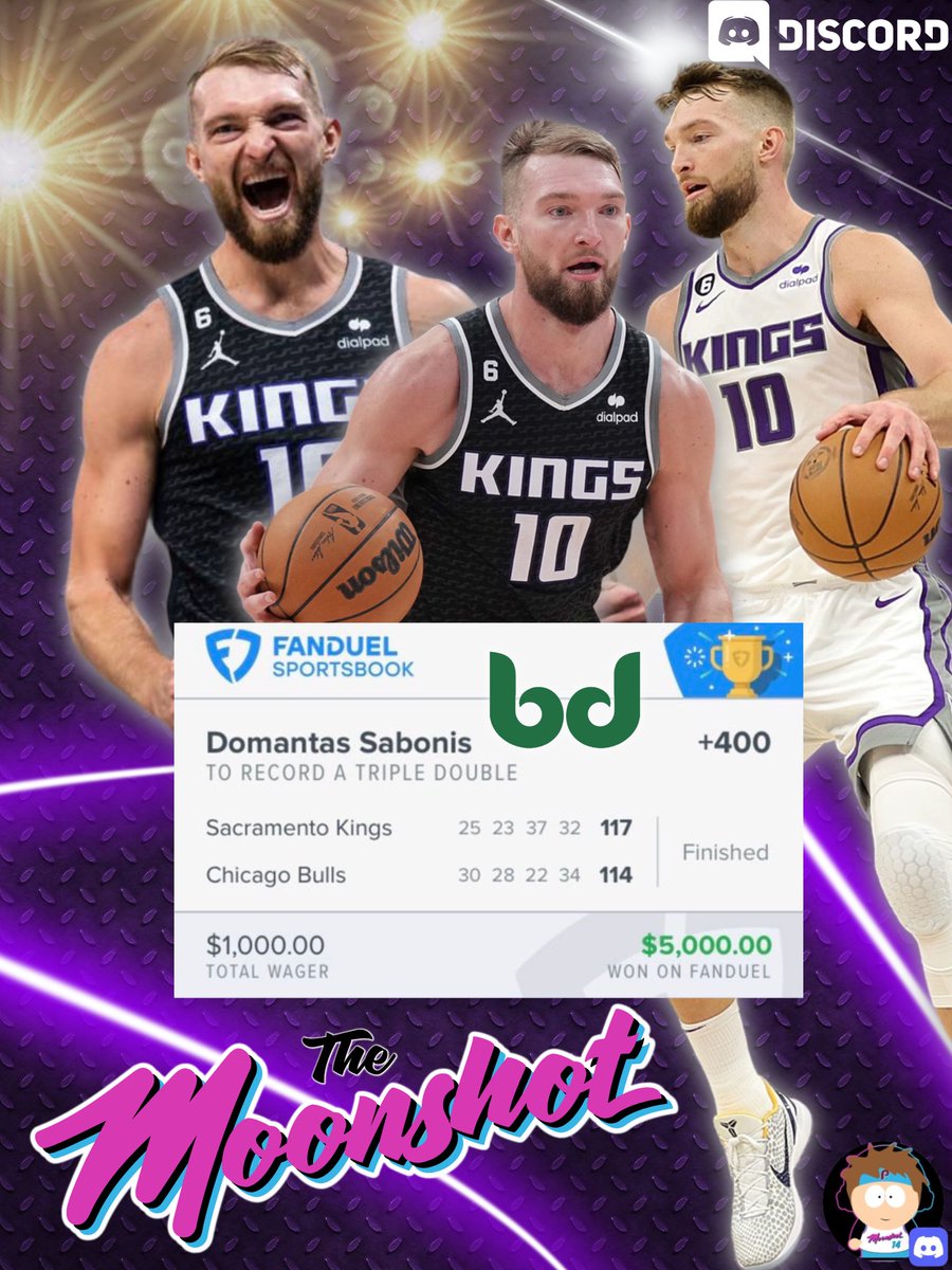 The Moonshot™ on Twitter: "LIGHT THE BEAM Domantas Sabonis came through for Moonshot HQ 🚀🔥 🫡 ...